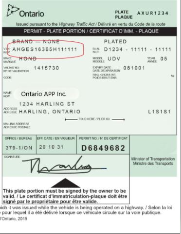 Application for a Company Accessible Parking Permit